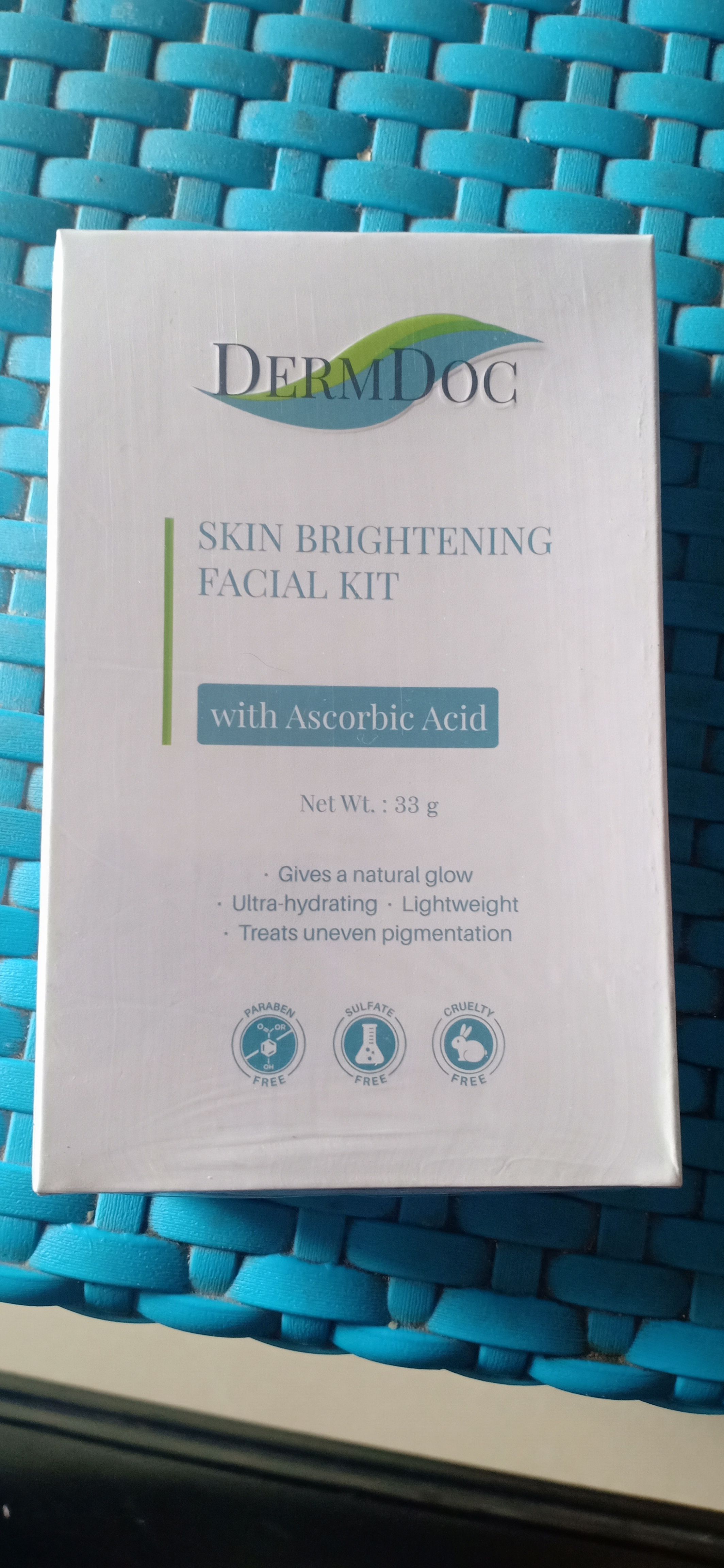 Buy DermDoc Skin Brightening Facial Kit with Ascorbic Acid (33 g ...