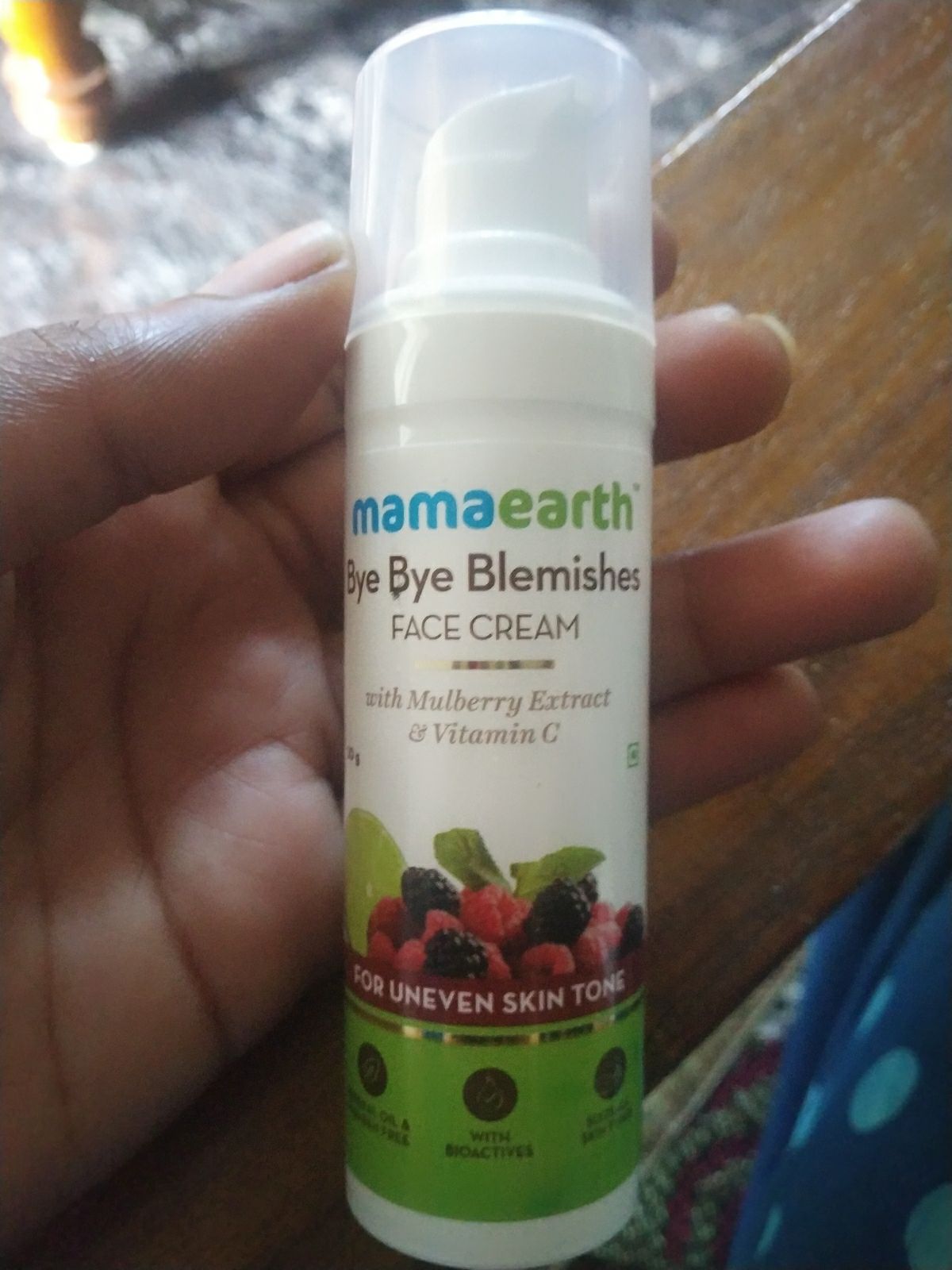 Buy Mamaearth Bye Bye Blemishes Face Cream, For Pigmentation & Blemish Removal, With Mulberry ...