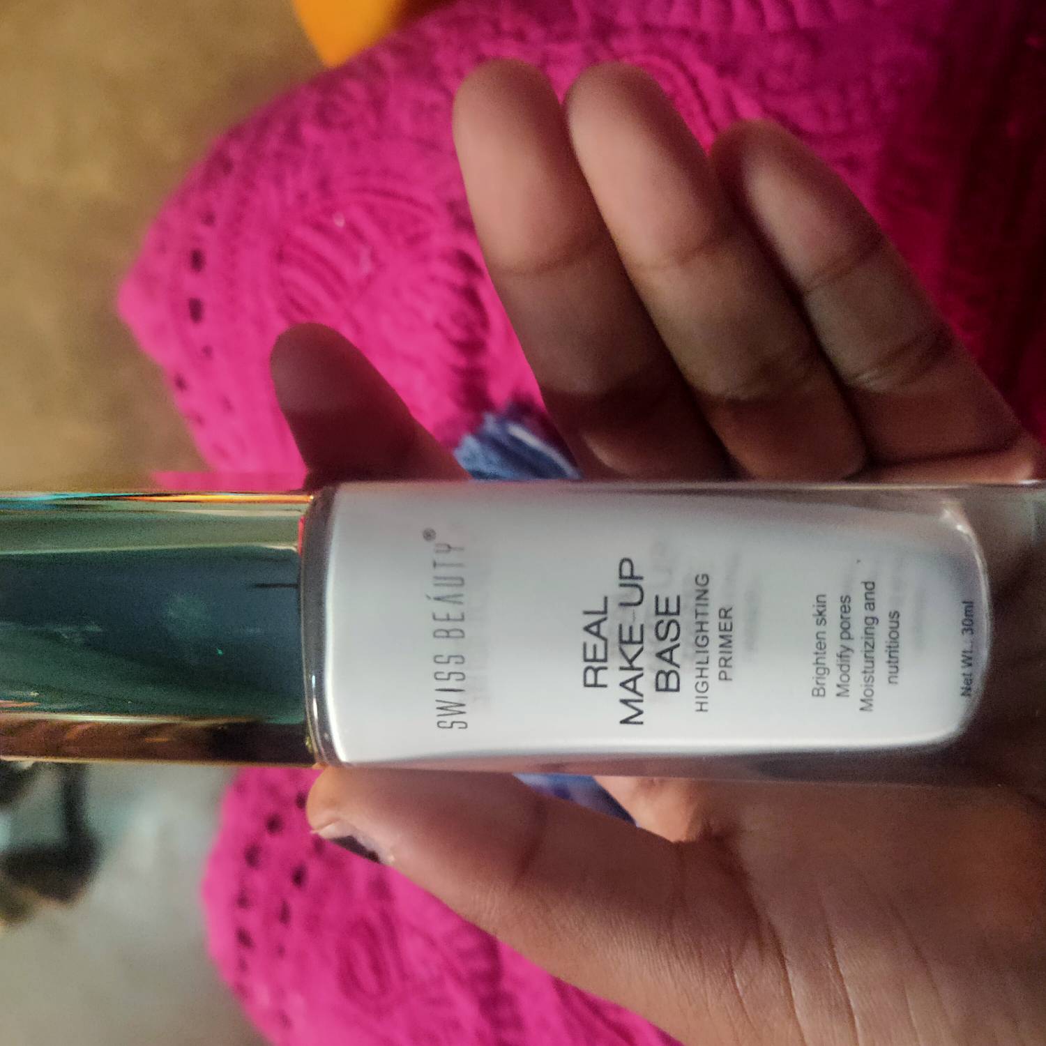 Buy Swiss Beauty Real Makeup Base Highlighting Primer - Golden-Tint (30 ...