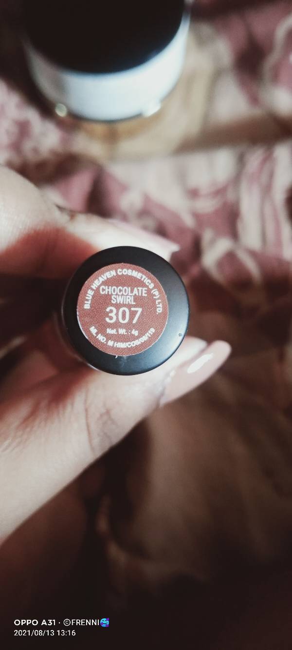 Buy Blue Heaven Intense Matte Lipstick - Chocolate Swirl 307 Online ...