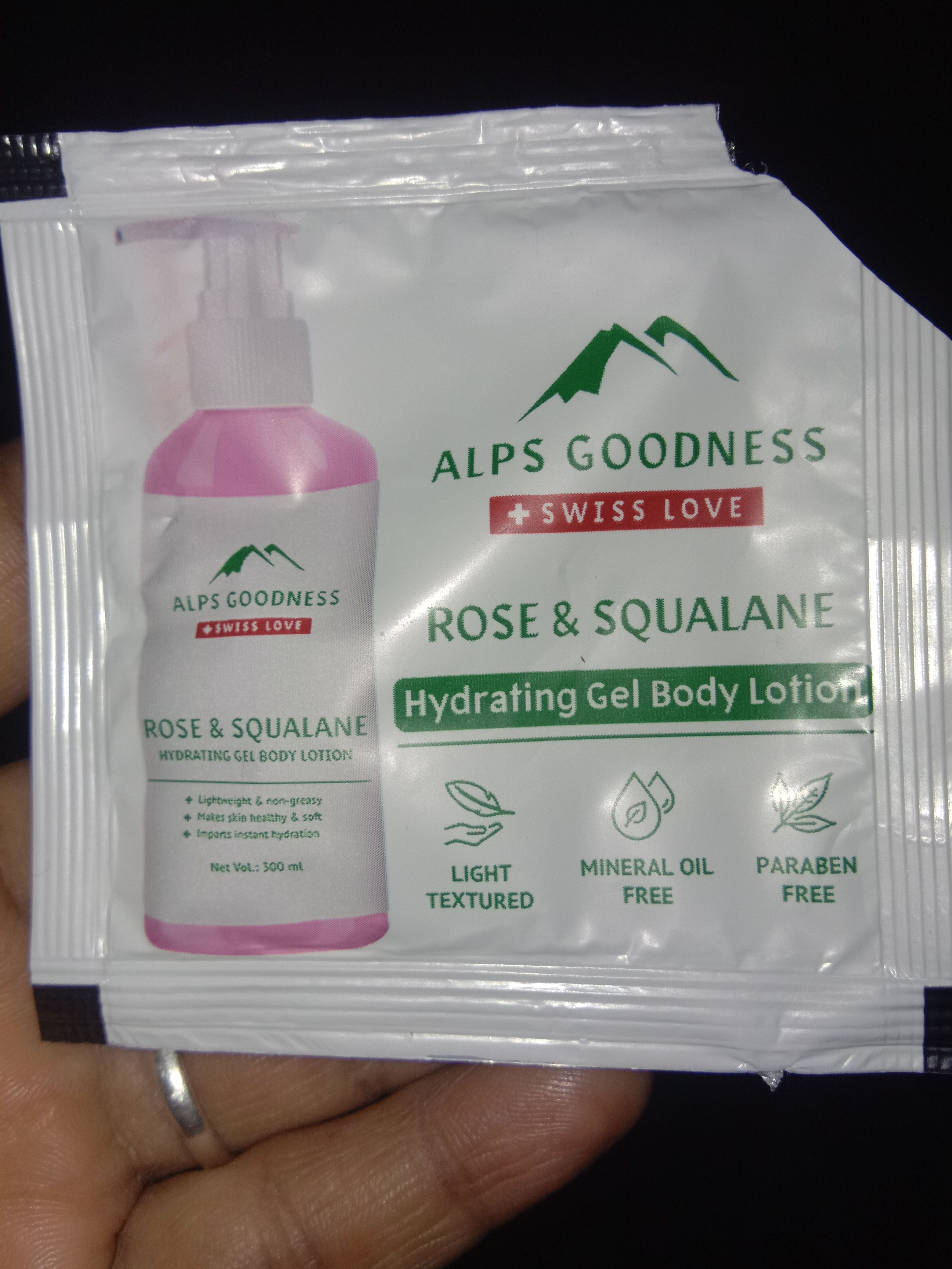Alps Goodness Rose & Squalane Hydrating Gel Body Lotion