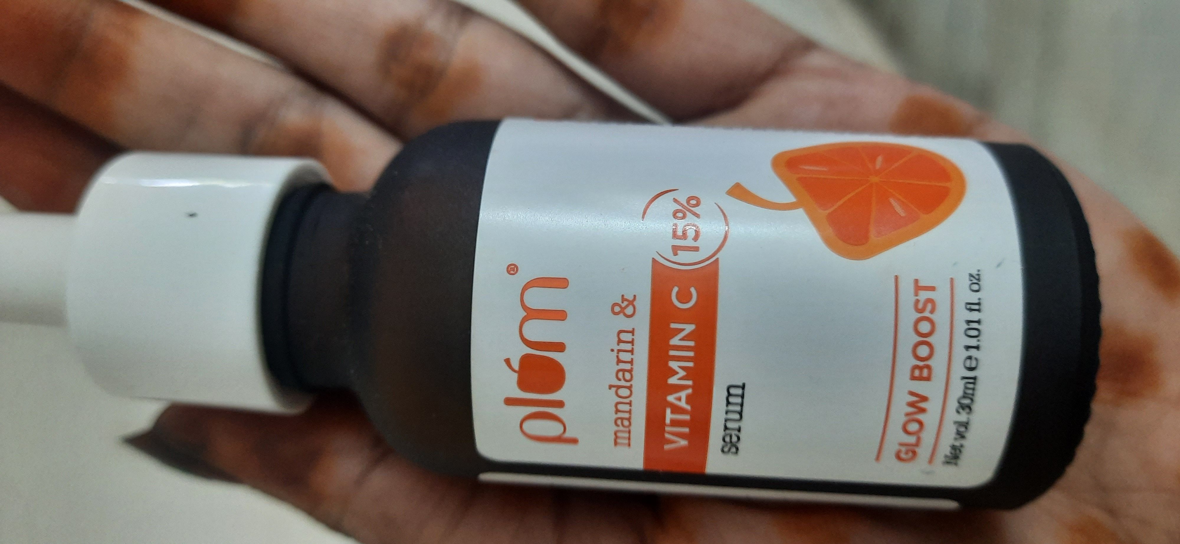 Plum 15% Vitamin C Face Serum | Boosts Glow | Reduces Dark Spots ...
