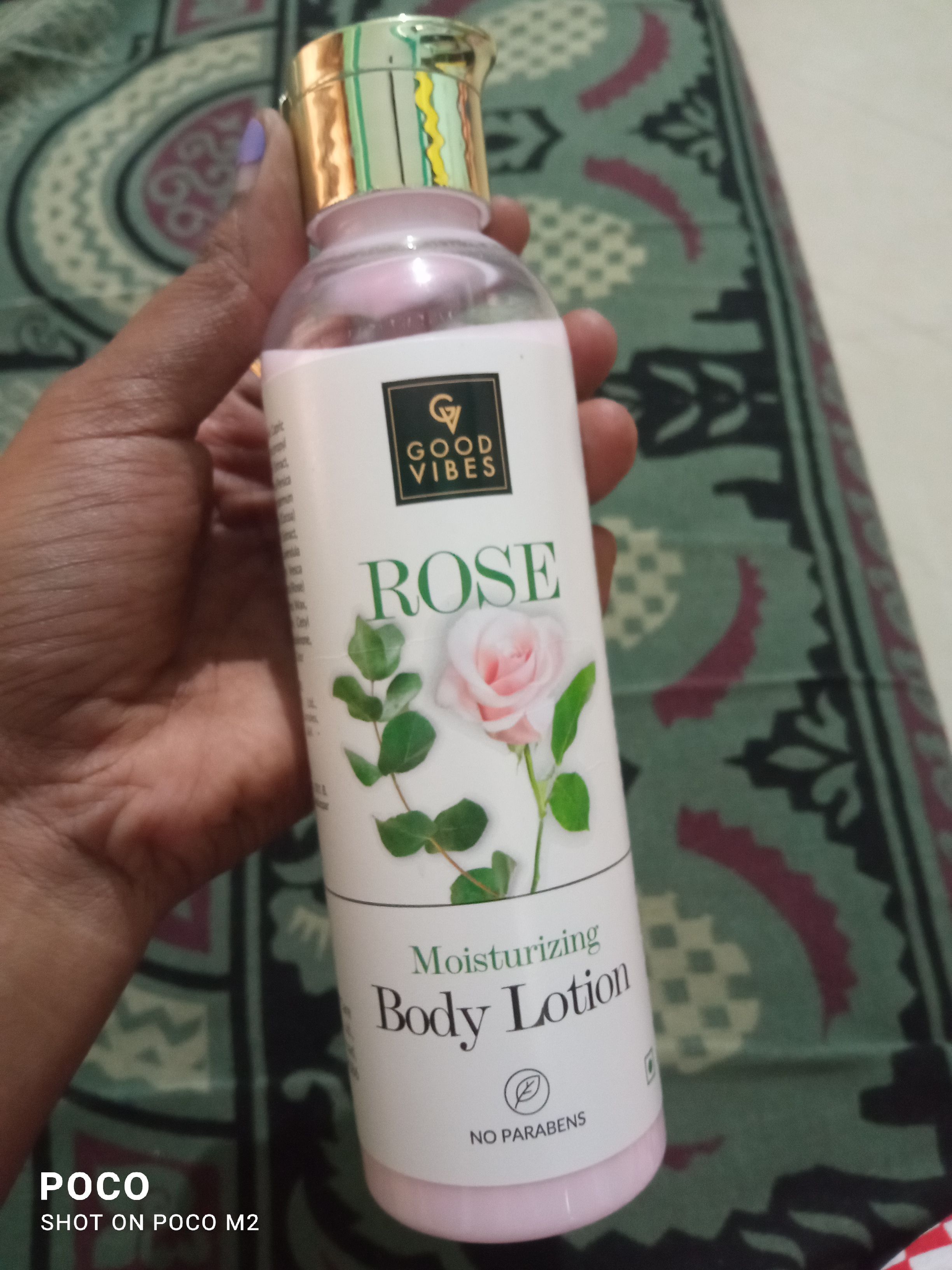 Buy Good Vibes Moisturizing Body Lotion - Rose (200 ml) Online | Purplle