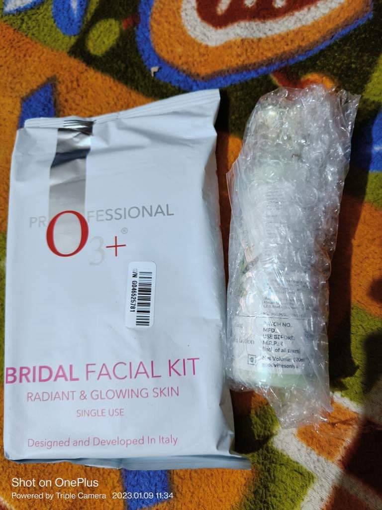 Buy O3+ Bridal Facial Kit for Radiant & Glowing Skin (120g) Online ...