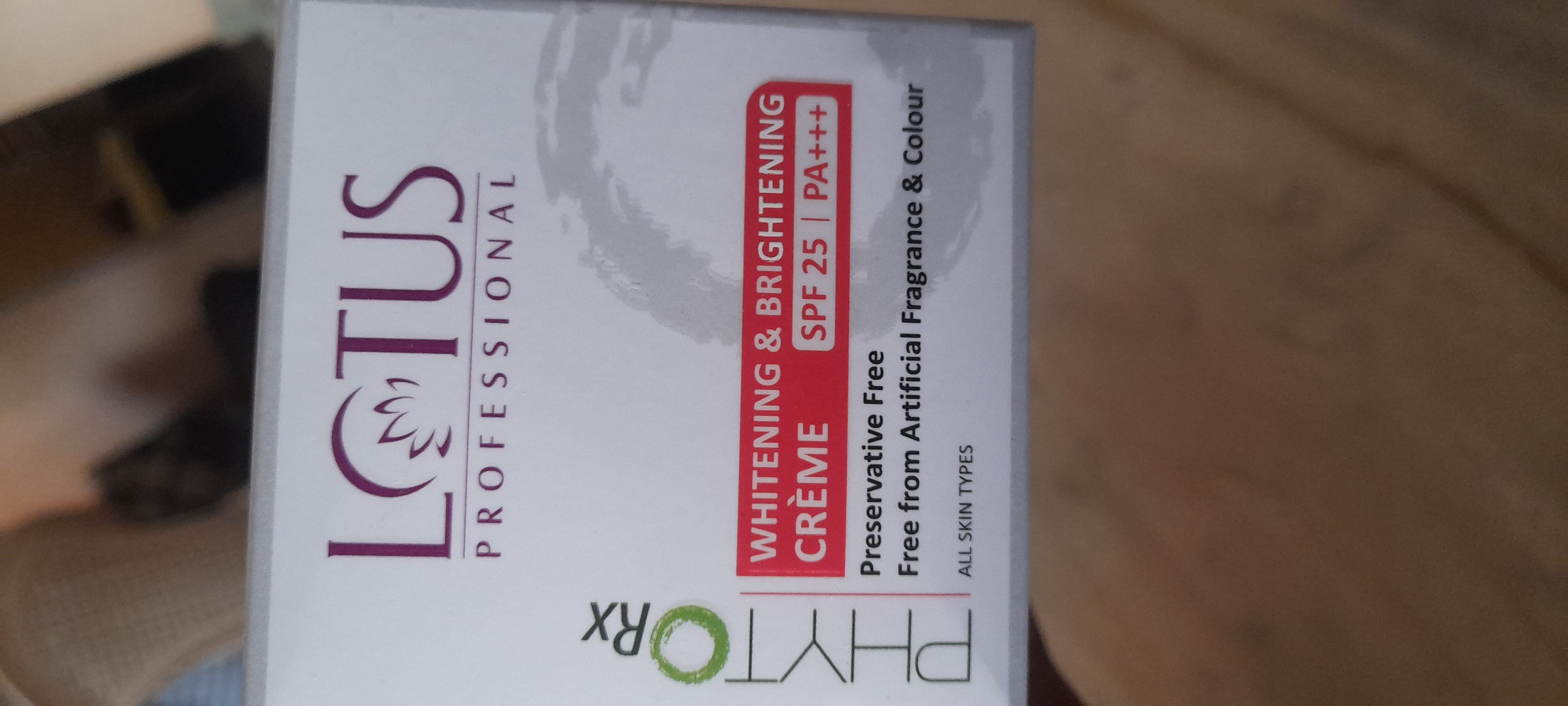 Buy Lotus Professional Phyto-Rx Whitening & Brightening Creme SPF 25 ...