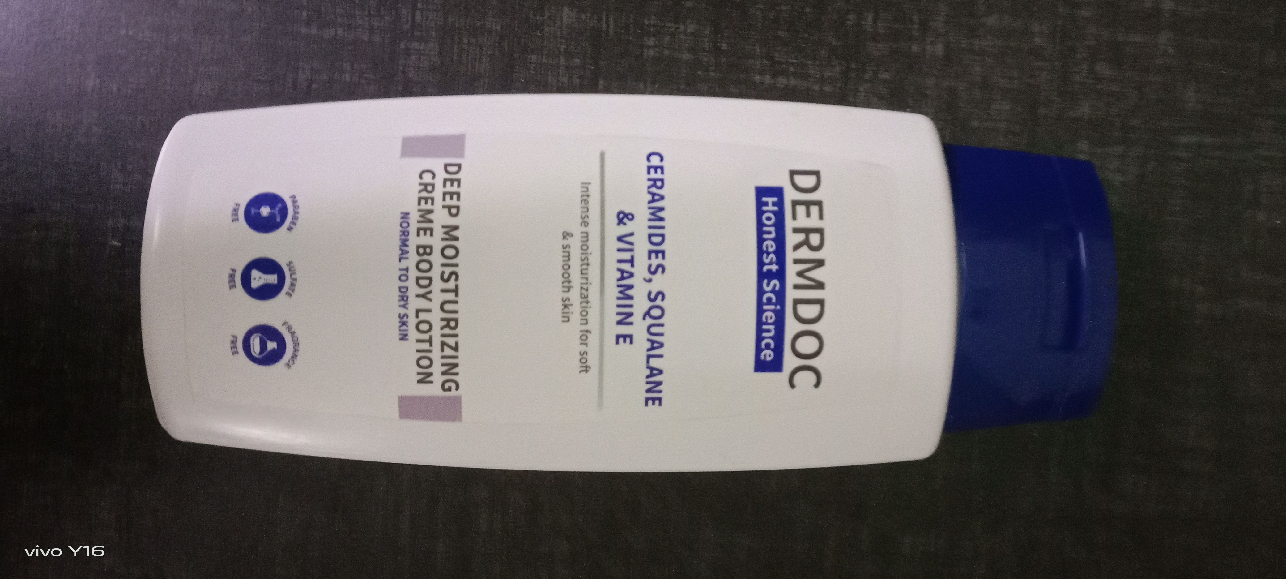 Dermdoc Ceramides, Squalene & Vitamin E Deep Moisturizing Creme Body ...