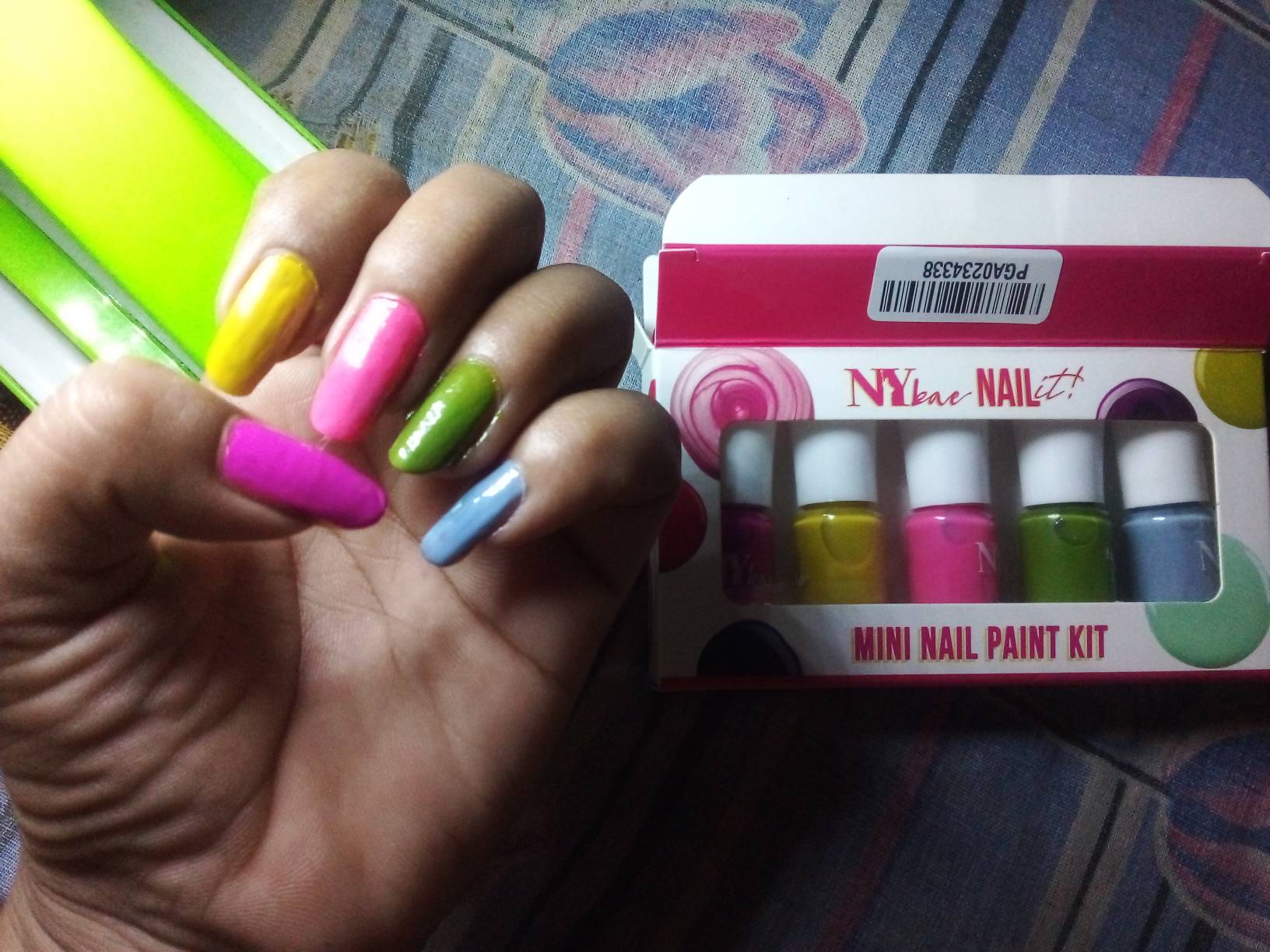 NY Bae Nail It! Mini Nail Paint Kit - Bright Hues 04 (5 x 3 ml)