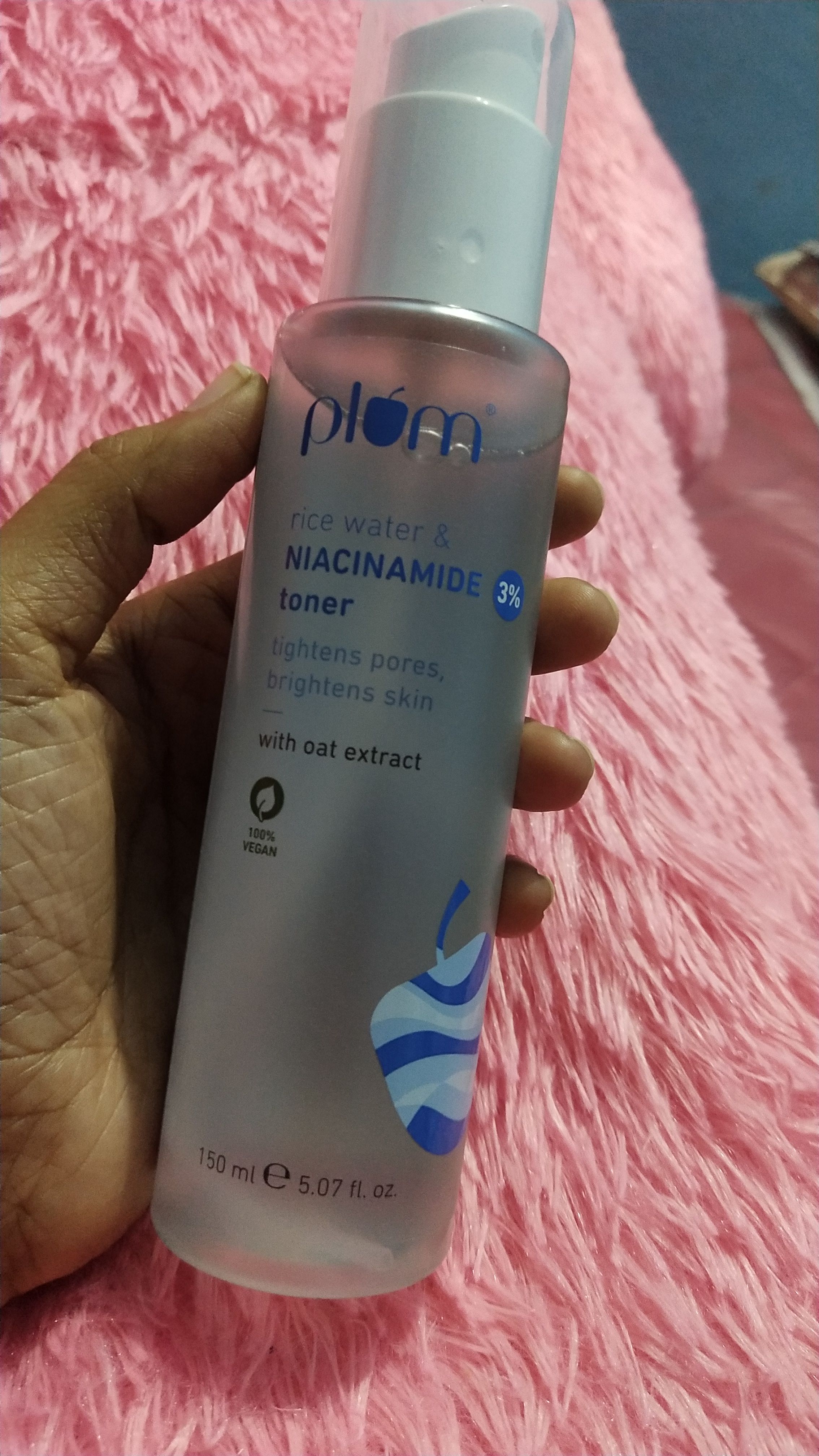 Plum 3% Niacinamide Toner with Rice Water |Brightening Toner Duo | With ...