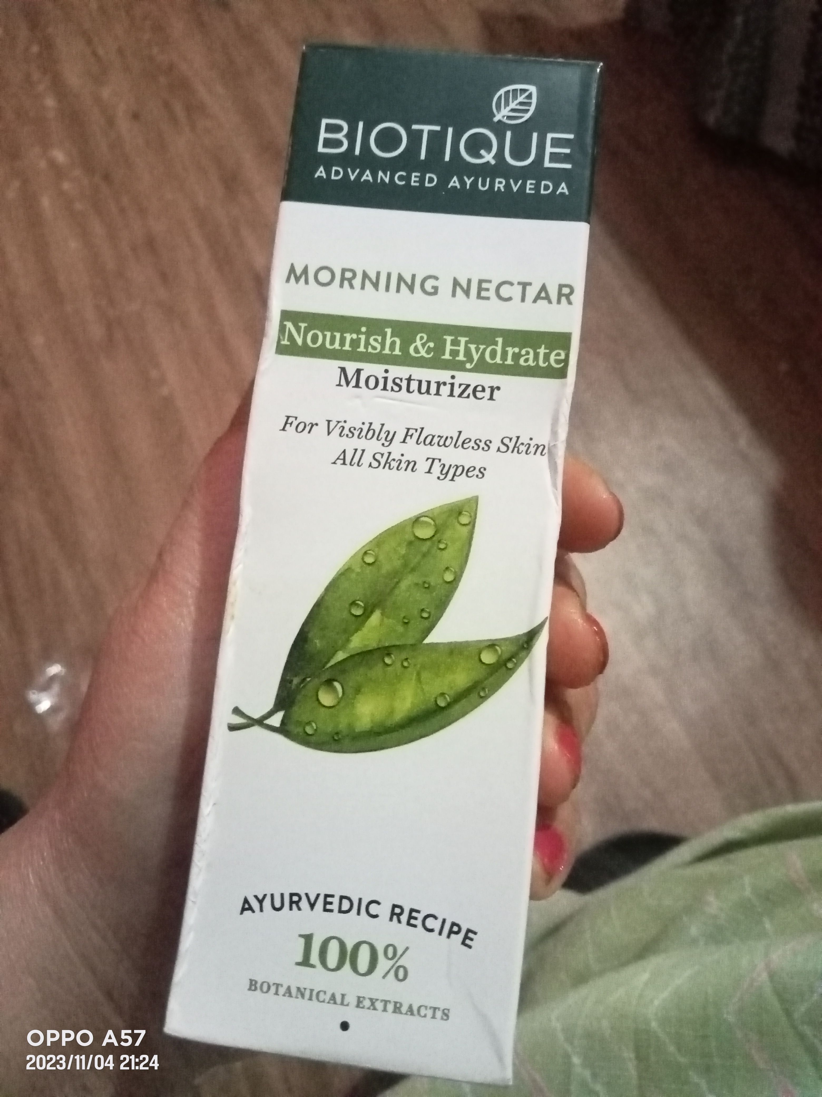 Buy Biotique Morning Nectar Visibly Flawless Skin Moisturizer (120 ml ...