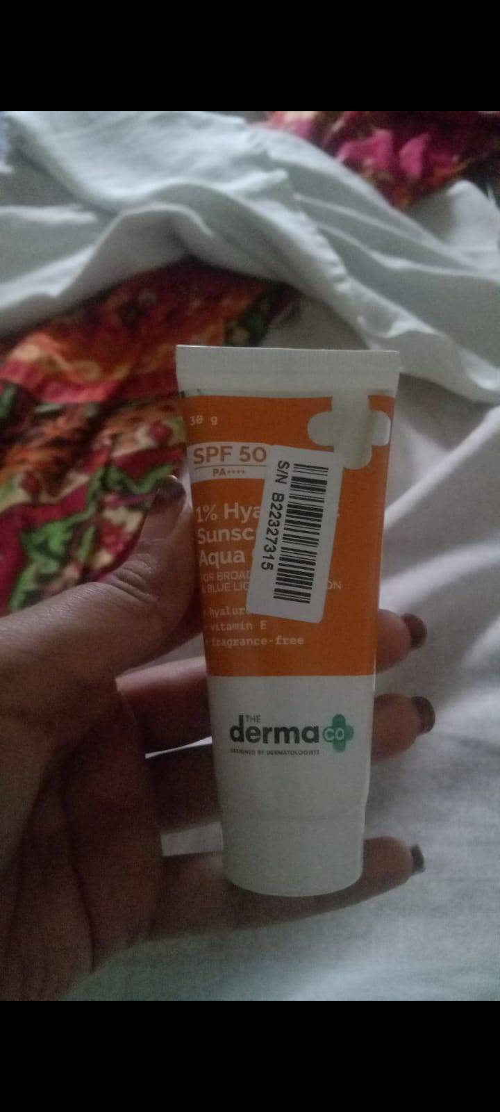 The Derma Co.1% Hyaluronic Sunscreen SPF 50 Aqua Gel, PA ...