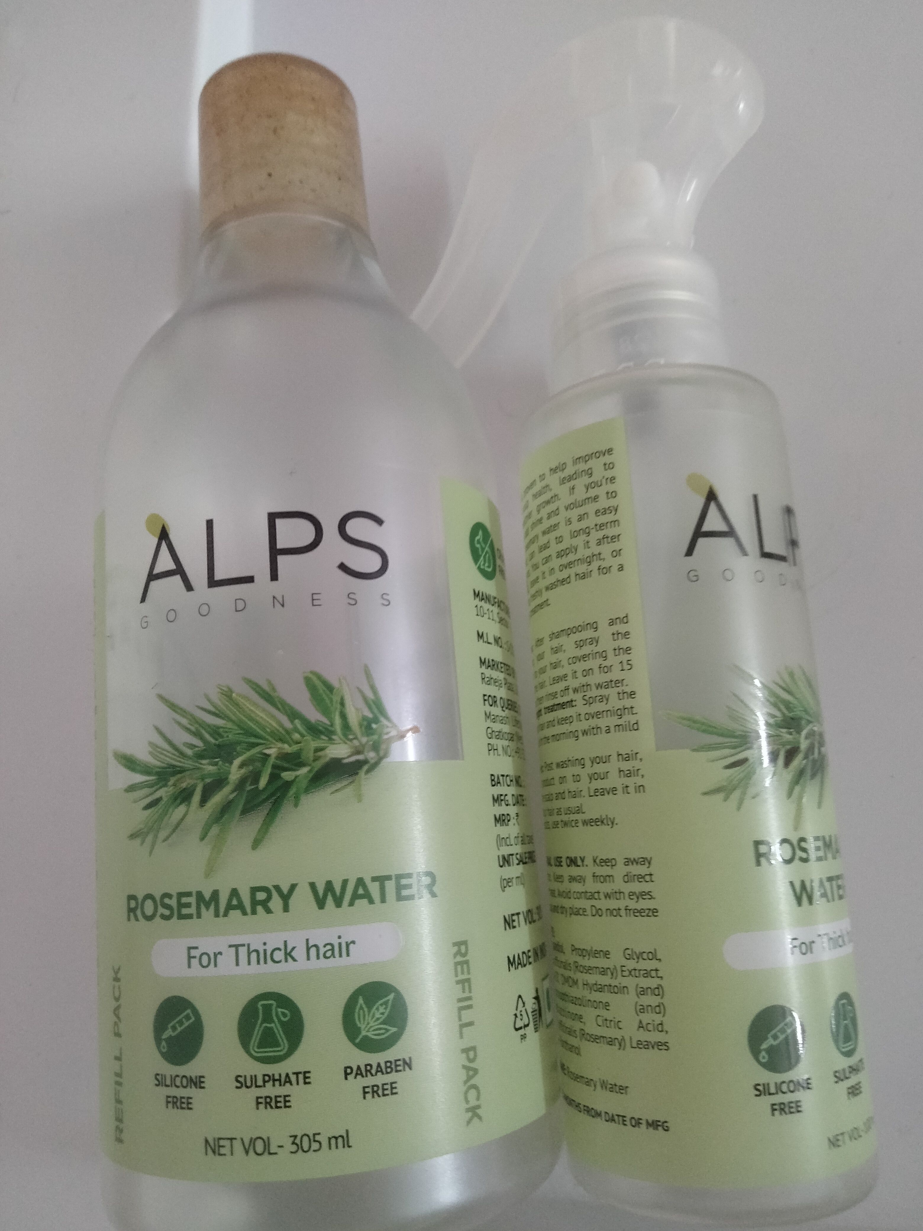 Alps Goodness Rosemary Hair Spray 305 ml