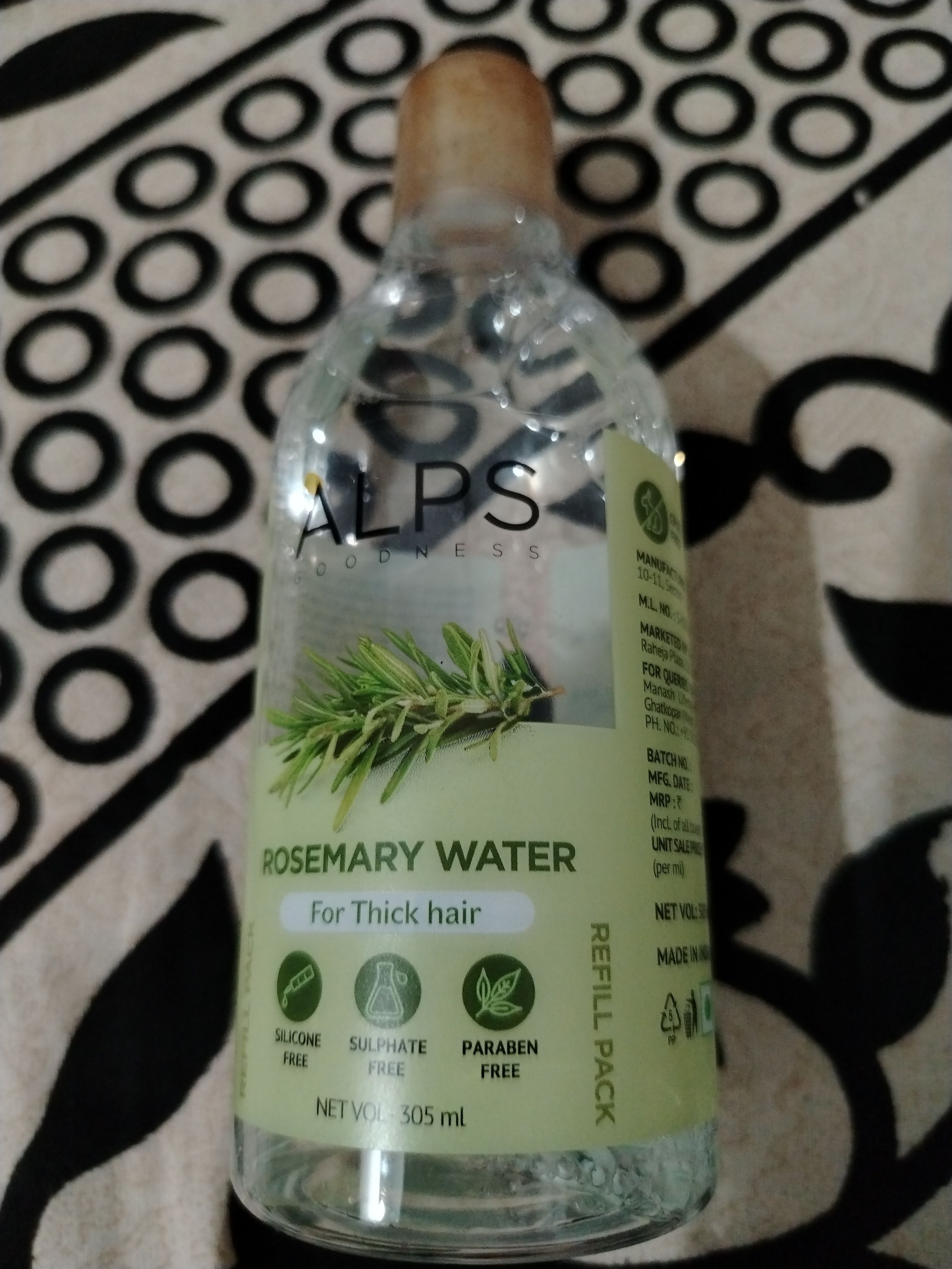 Alps Goodness Rosemary Hair Spray 305 ml
