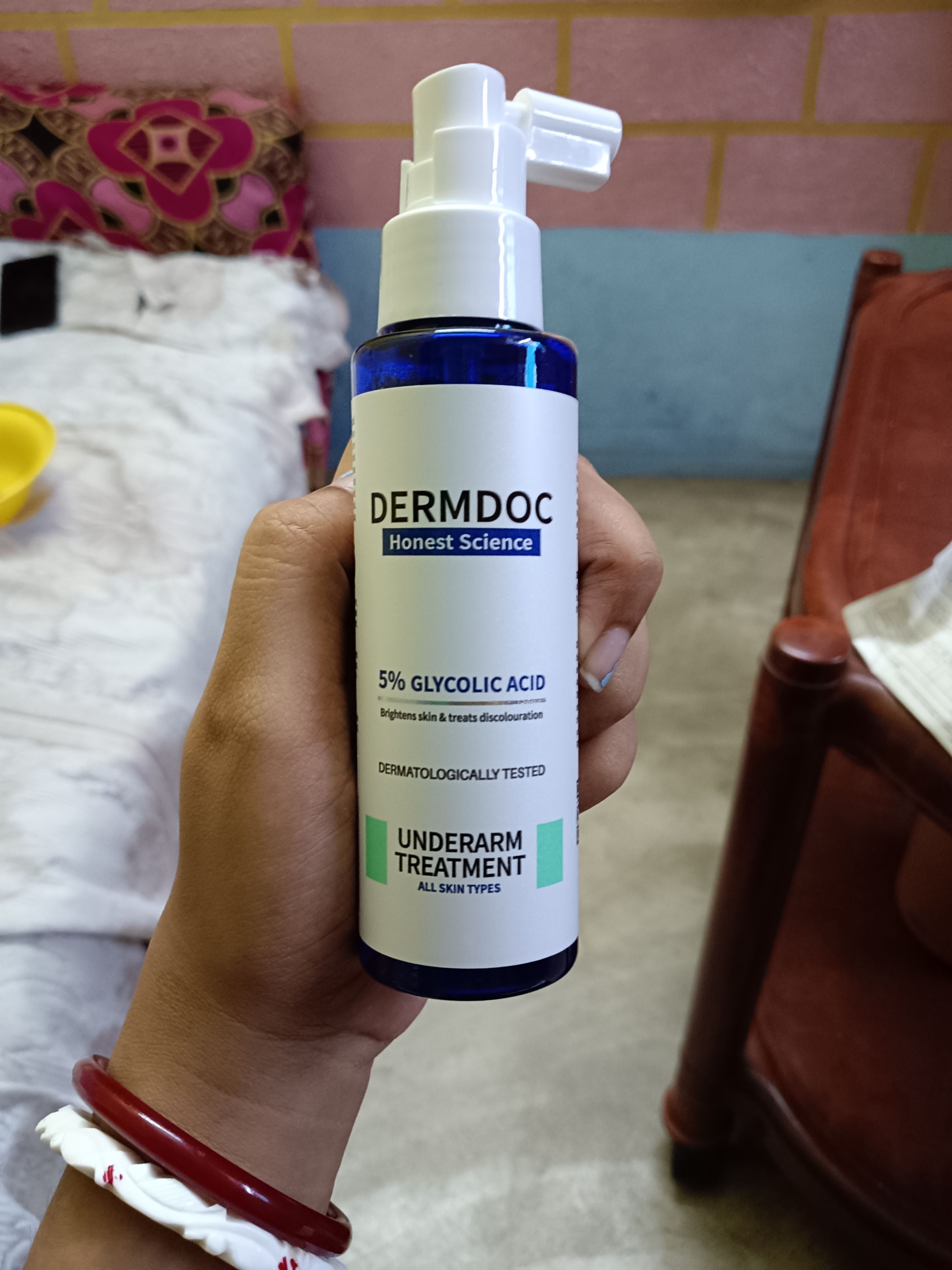 Buy DERMDOC by Purplle 5% Glycolic Acid Under Arm Treatment | Purplle