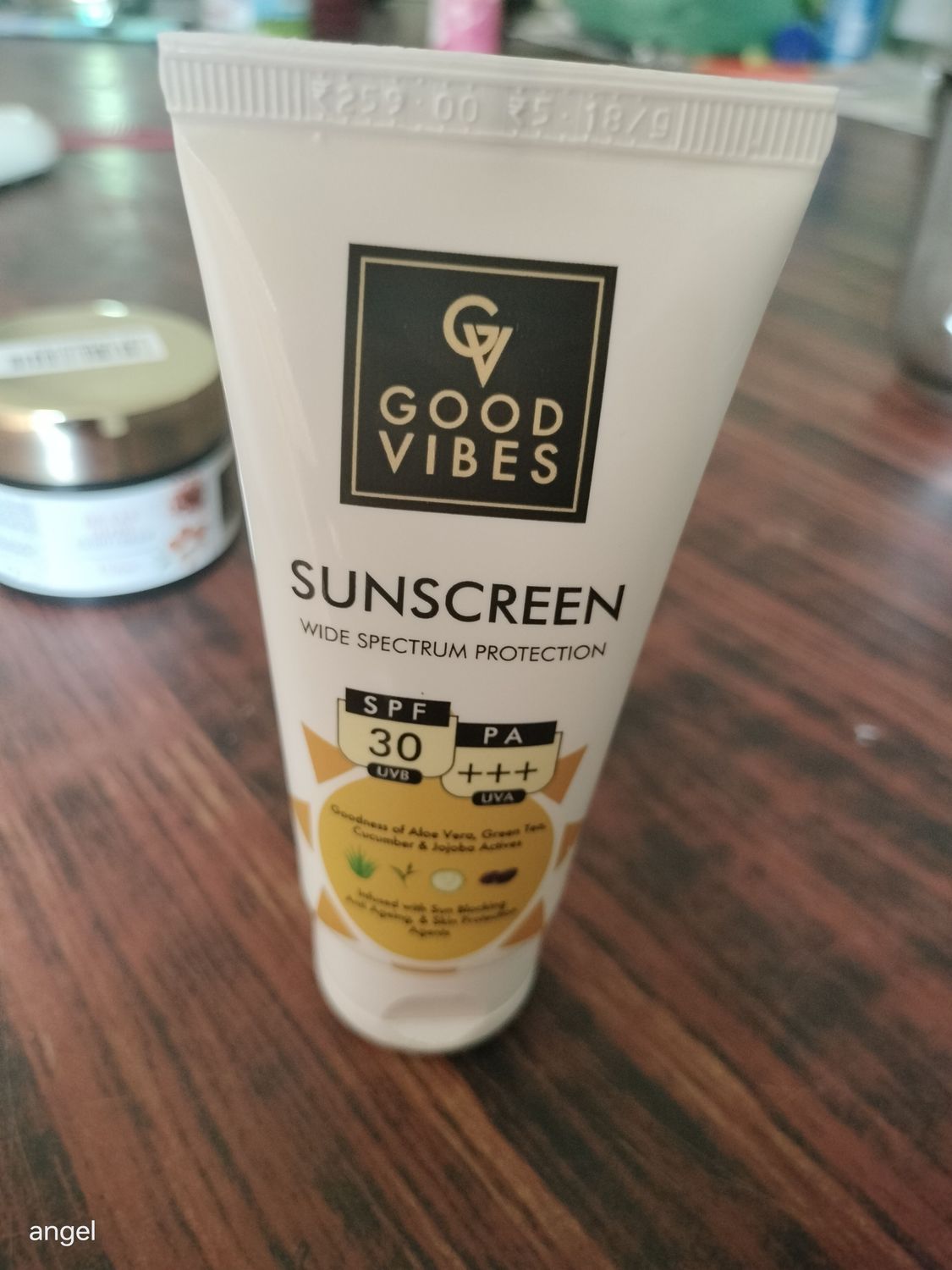 Buy Good Vibes Wide Spectrum Sunscreen with SPF 30 (50 gm) Online | Purplle