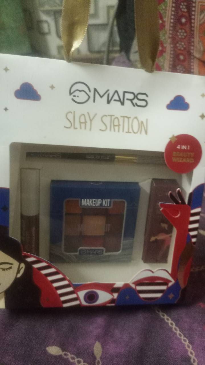 MARS Slay Station 4-in-1 Beauty Wizard Makeup Kit - Lipsticks, Kajal ...