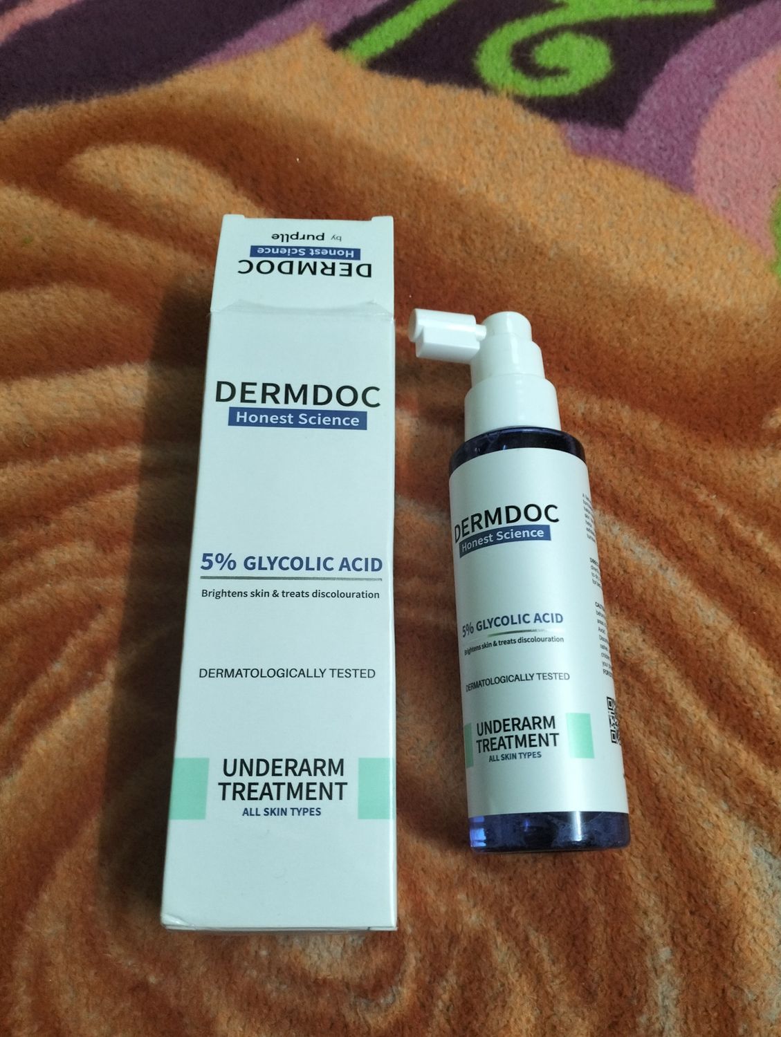 Buy DERMDOC by Purplle 5% Glycolic Acid Under Arm Treatment | Purplle